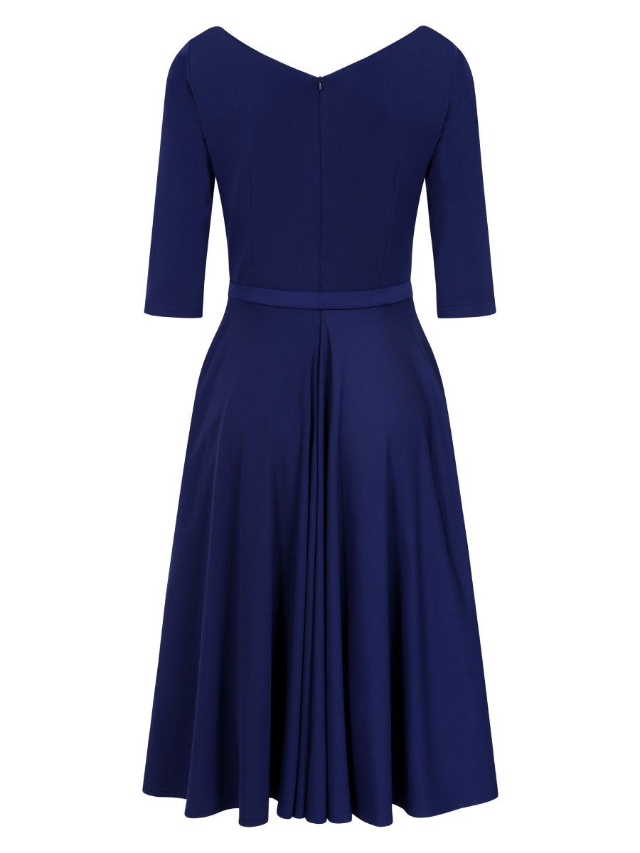 Glamour Bunny Gina Lee Swing Dress Night Blue